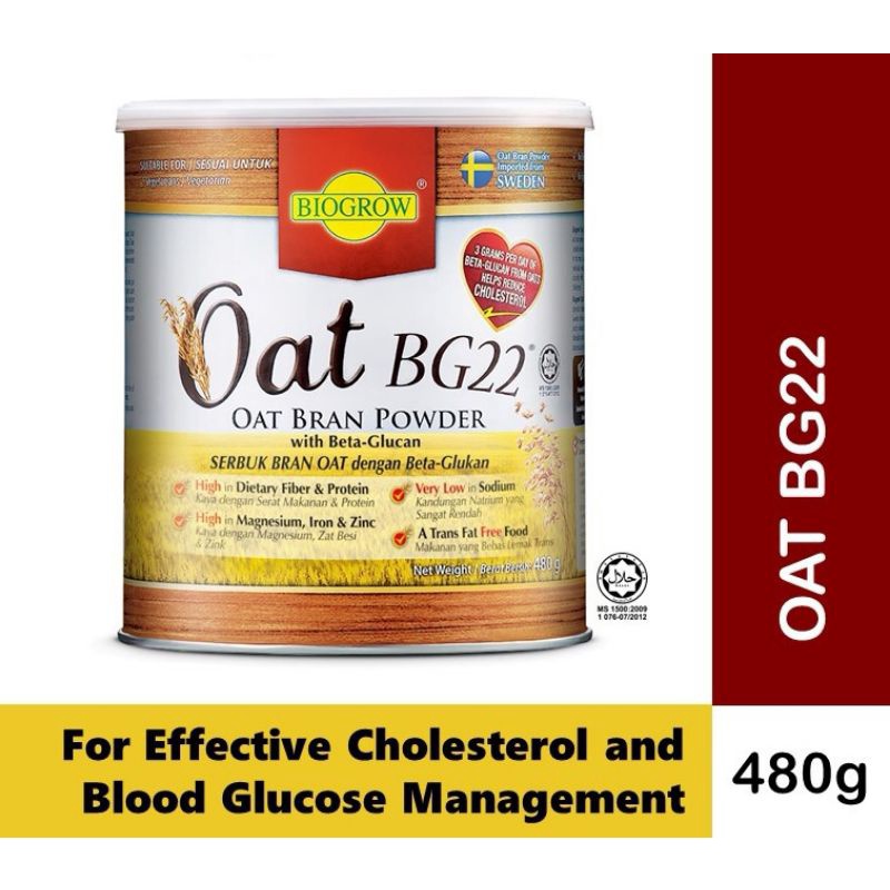 Biogrow Oat BG22 Oat Bran Powder (480g) | Shopee Malaysia