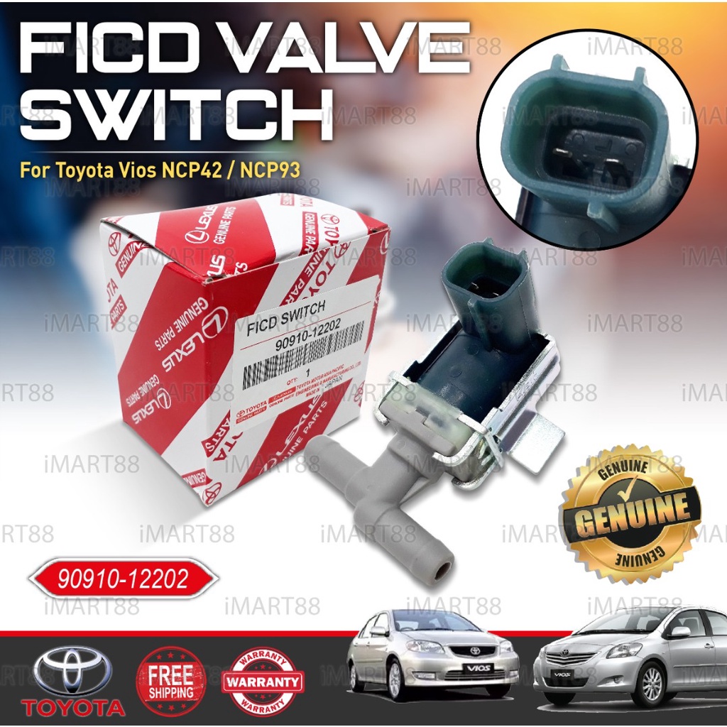 ORIGINAL TOYOTA VIOS NCP42 NCP93 YARIS FICD SOLENOID VACUUM VALVE ...