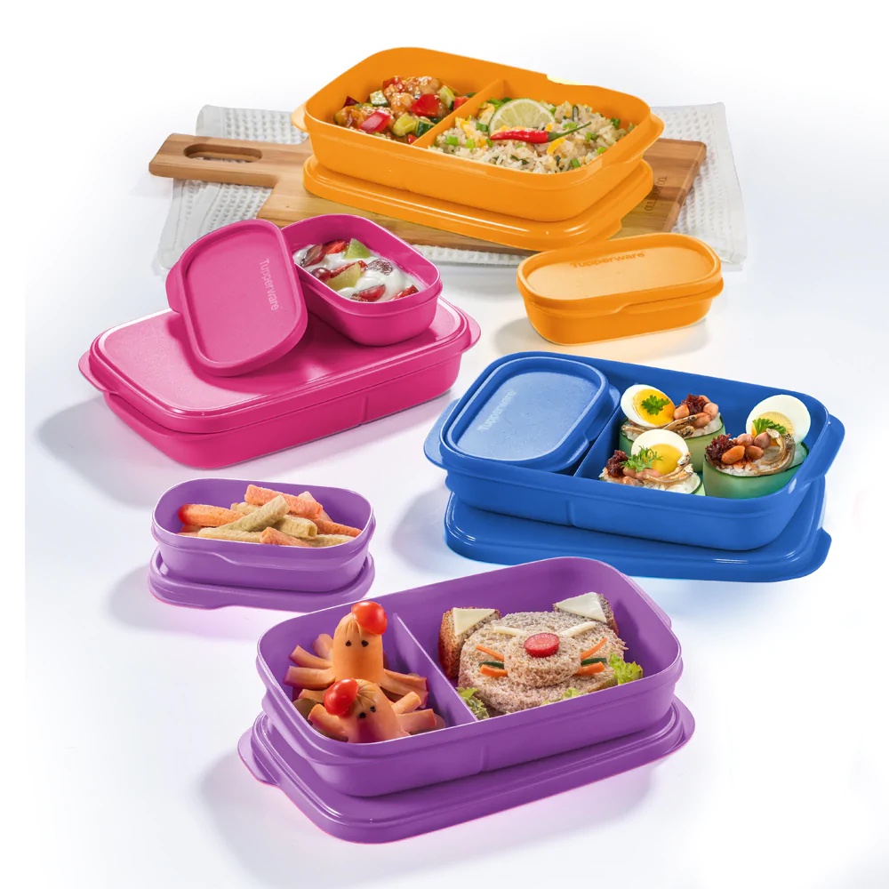Tupperware Mylunch Airtight Liquid Tight Lunch Box Snack Box Tapao ...
