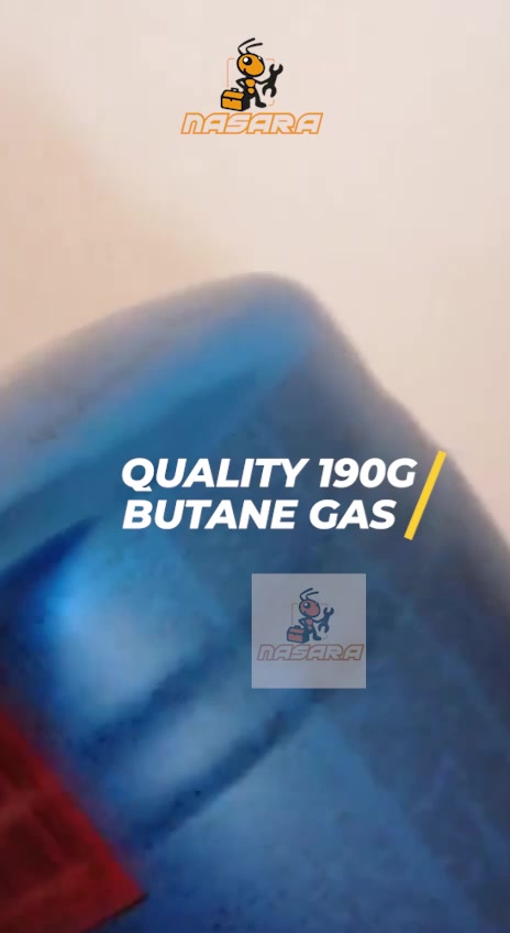 NASARA ~ International 190g Portable Butane Gas Catridge Bunsen Burner ...