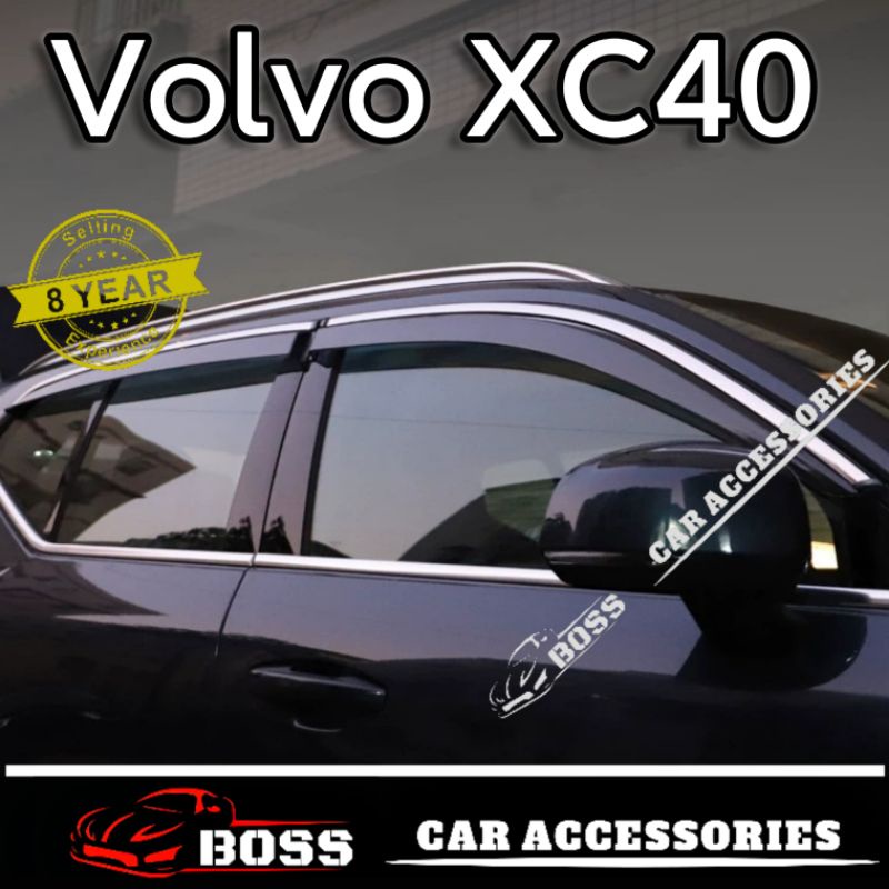 Volvo XC40 XC60 XC90 Window Door Visor Wind Deflector Sun Protection ...