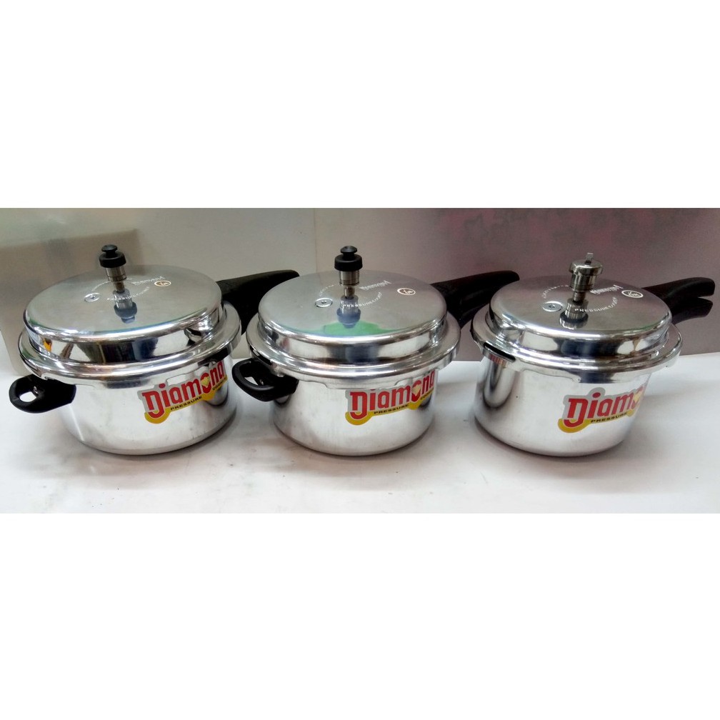 DIAMOND PRESSURE COOKER 3 LITRE / 5 LITRE / 7.5 LITRE | Shopee Malaysia