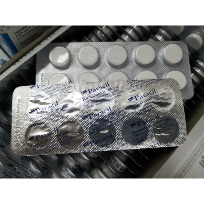 Ubat Demam Sakit Kepala Tahan Sakit Paracil Redamol paracetamol 500mg ...