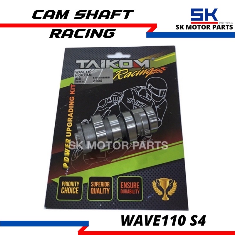 Racing Cam Shaft Wave110/Wave Alpha(S4)TAIKOM Original(cam wave110 ...
