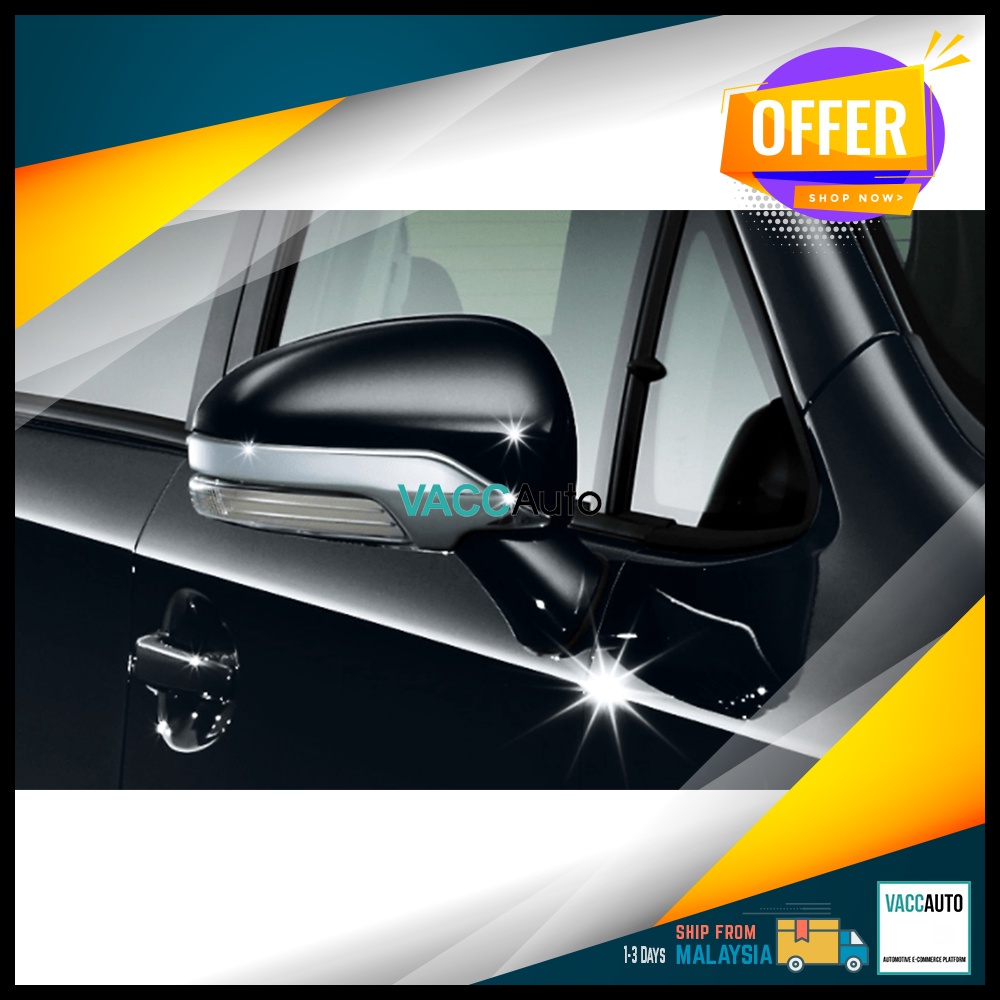 Perodua Axia Bezza Myvi Side Mirror Chrome Lining VACC Auto Car ...
