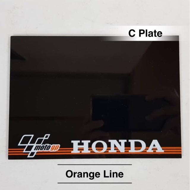 Honda RS150/Wave/Dash/EX5/Beat Scooter Motor Plate Number Plate+Crystal ...