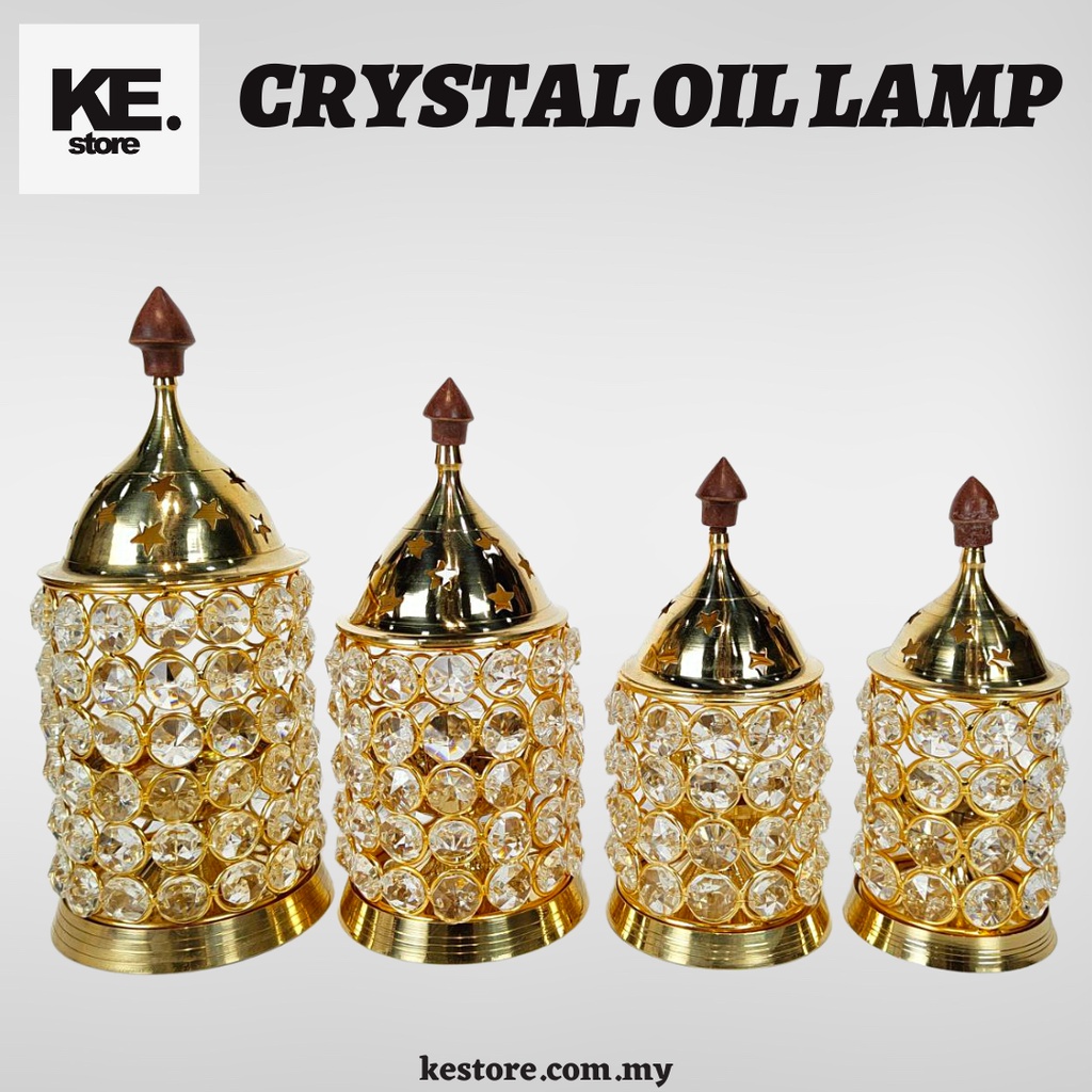 Crystal Vilakku Design/Oil Lamp/Deepam/Prayer Item/Decorative/KE205 ...