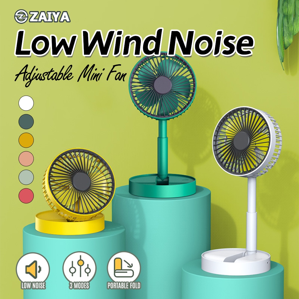 PORTABLE MINI FAN Kipas Adjustable Cooling Handy Desk Home Office Table ...