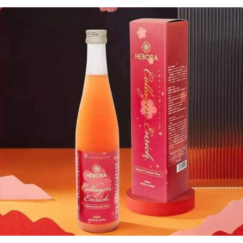 Japanese Hebora Collagen Enrich Beautiful Skin Drink (Genuine) | Shopee ...