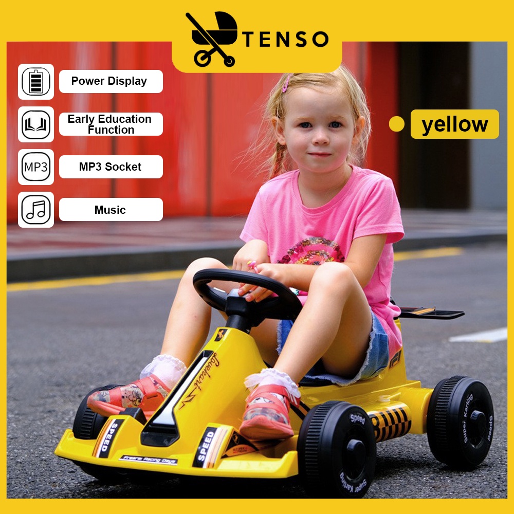 TENSO EKC035【Mini Karting】Kid Ride On Karting Car Remote Control Car ...