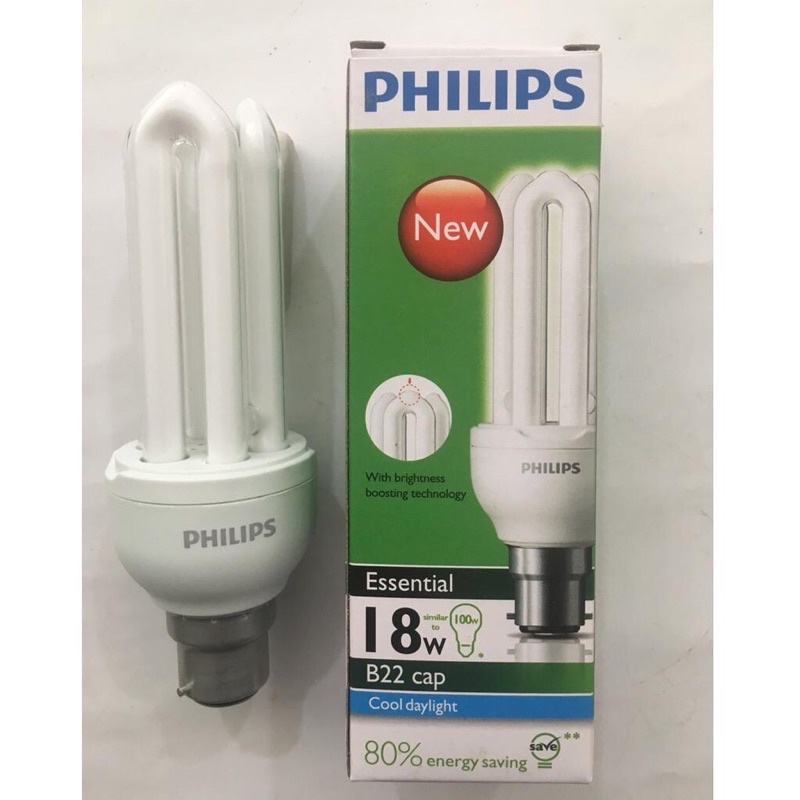 PHILIPS 18W Pin Light Bulb/ Thread Light Bulb/MENTOL/LAMPU/BULB ...
