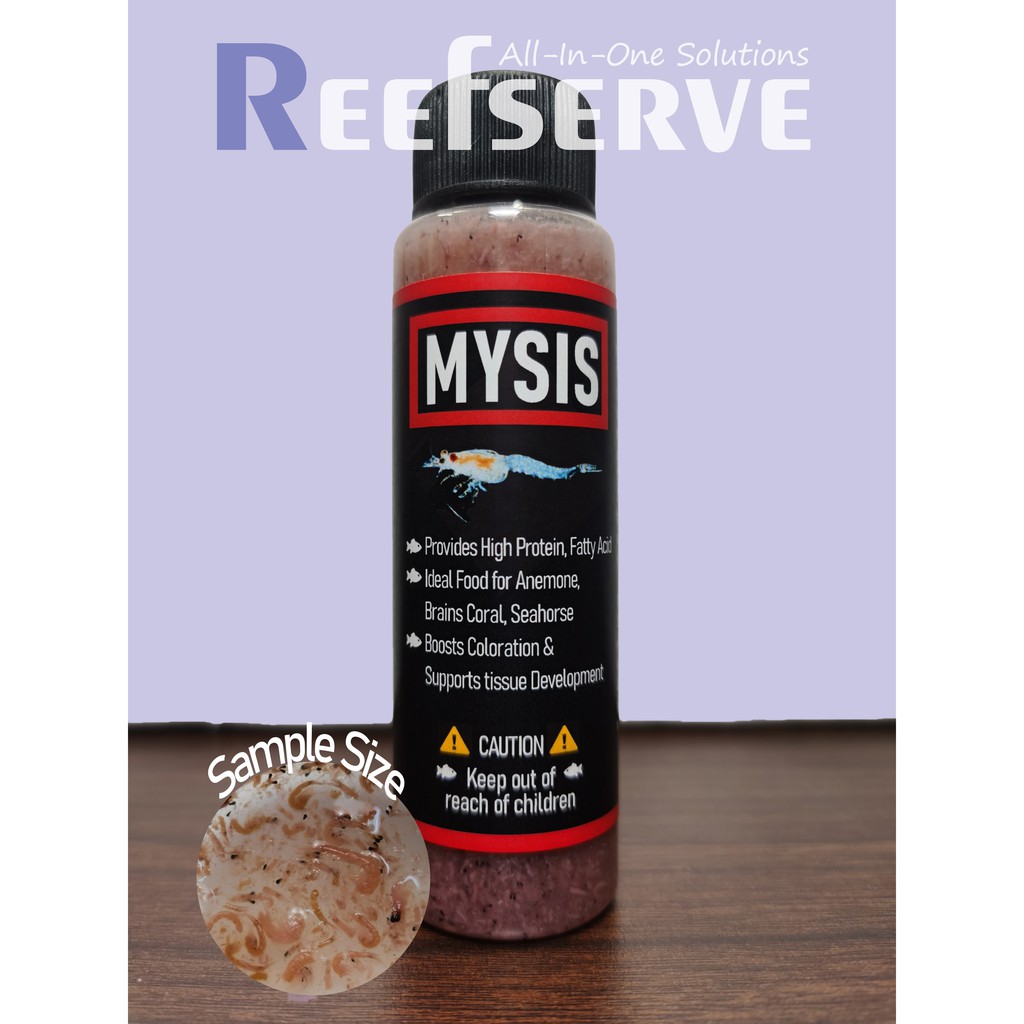 MYSIS 80ml REEFSERVE/AQUATIC FOOD/FRESHWATER & MARINE ENVIRONMENT USE ...