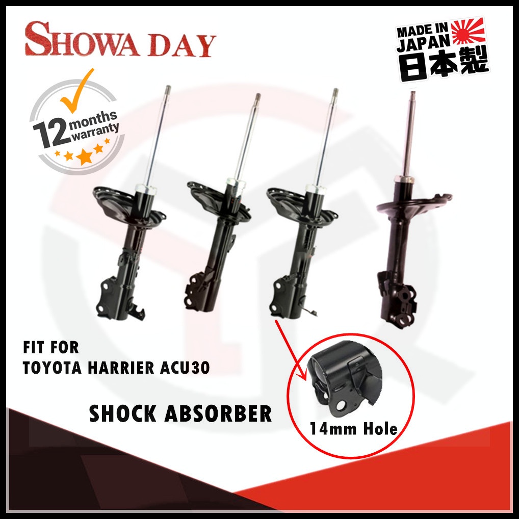 TOYOTA HARRIER ACU30 2004-2012 SHOWA DAY FRONT REAR ABSORBER (2 PIECE ...