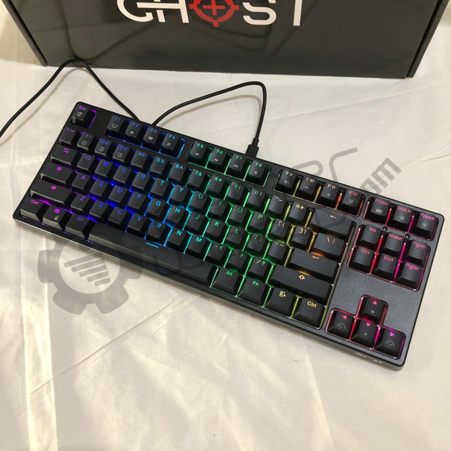 Paradox Gaming GHOST IBM87K Black Mechanical Gaming Keyboard | Shopee ...