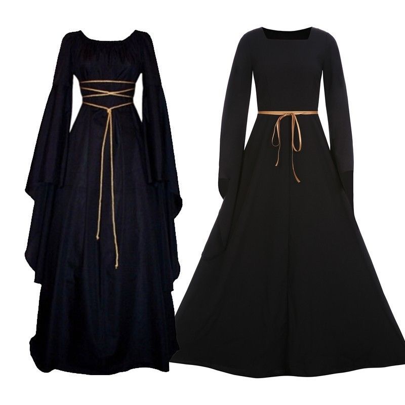 Medieval Witch Dress for Women Halloween Carnival Party Cosplay ...