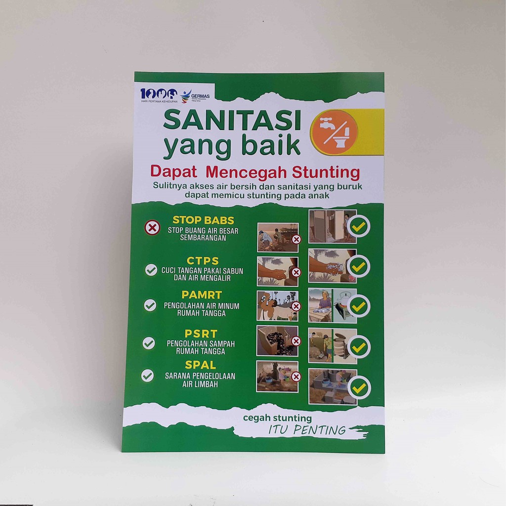 Sanitation Poster Can Prevent Stunting, Stunting Prevention Poster ...