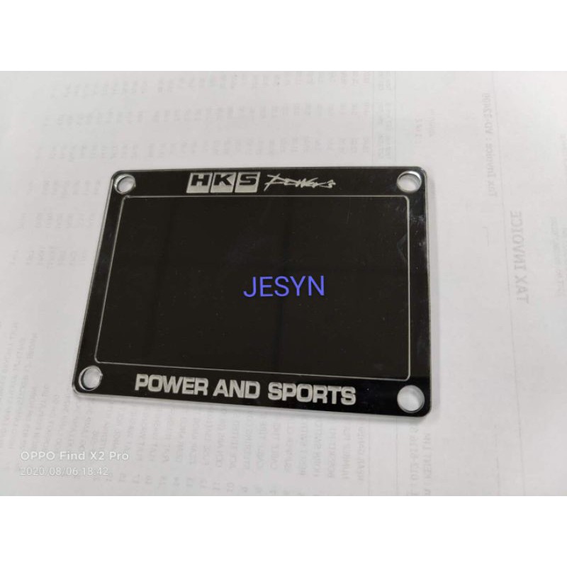 SANDLAST ACRYLIC ROAD TAX STICKER HOLDER - HKS POWER AND SPORTS ...