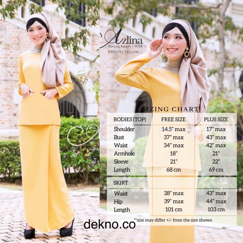(S-XL) YELLOW MUSTARD KUNING TEMA BAJU KURUNG MODERN BAJU BRIDESMAID ...
