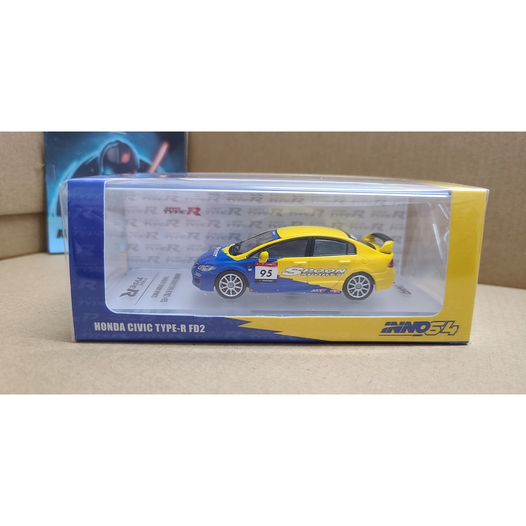 Inno Models Inno64 1/64 Honda Civic Type-R FD2 #95 Tuned By Spoon Sports | Shopee Malaysia