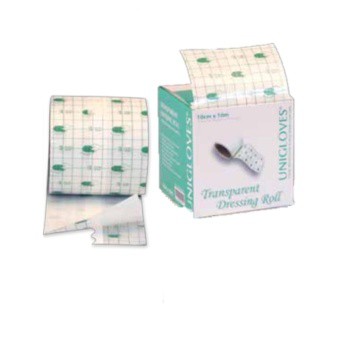 UNIGLOVES TRANSPARENT DRESSING ROLL 10CM X 10M (1 box) | Shopee Malaysia