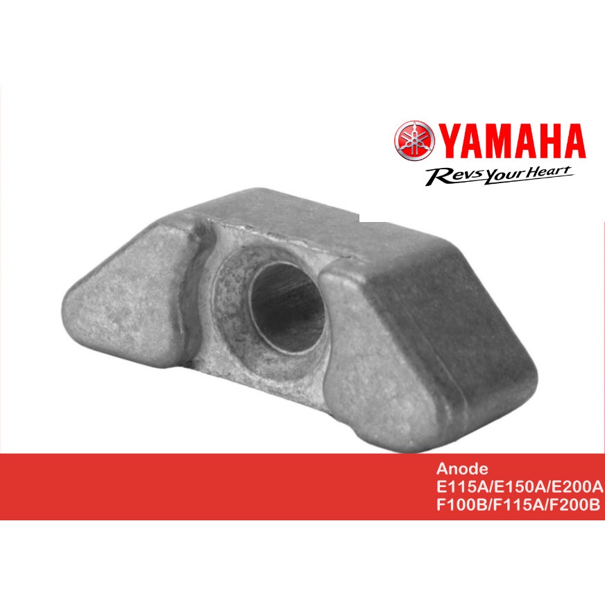Original 6E5-11325-00 Anode for Yamaha Outboard 2-Stroke - E115A/150A ...
