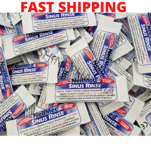 NEILMED Sinus Rinse Premixed PACKETS loose packs nasal saline LONG ...