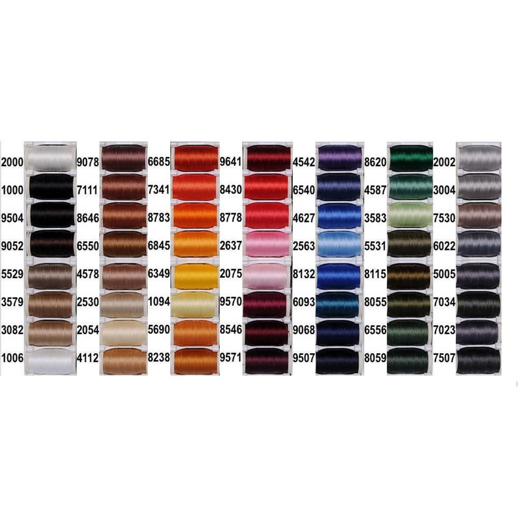 Coats Mez Nylbond Extra Strong Beading Thread (60 mt) #60 Bonded Nylon ...