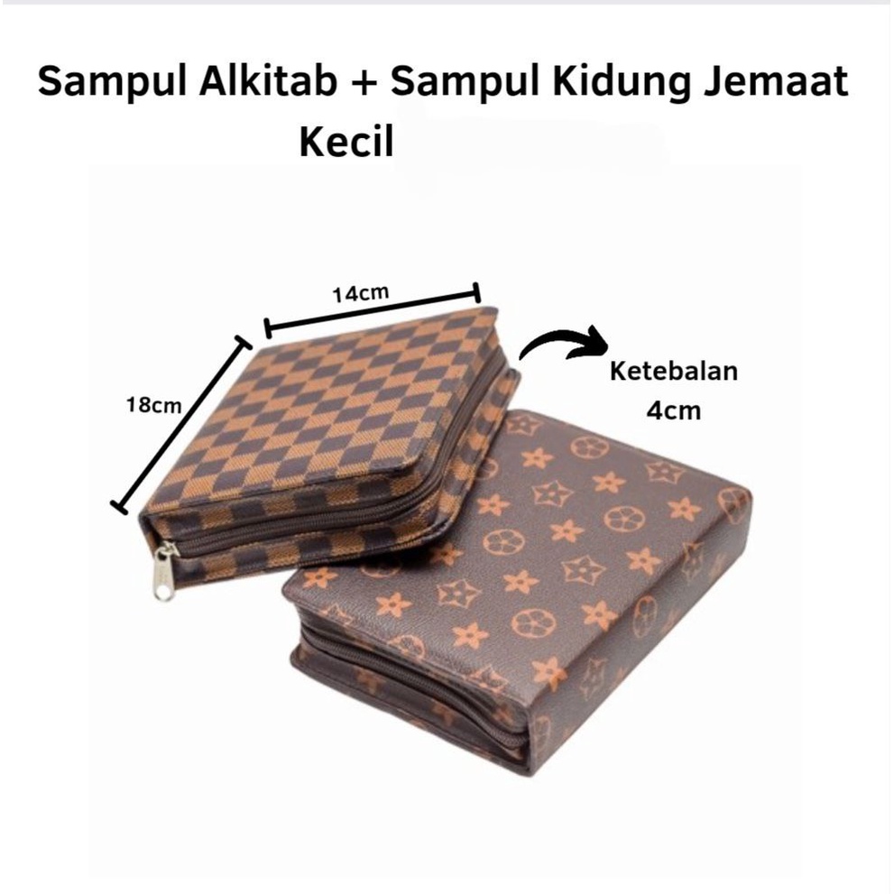 Bible Cover + Small Church Hymn Cover - Spiritual Book Cover | Shopee ...