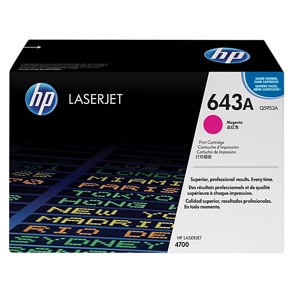 HP 643A Magenta Original LaserJet Toner Cartridge | Shopee Malaysia