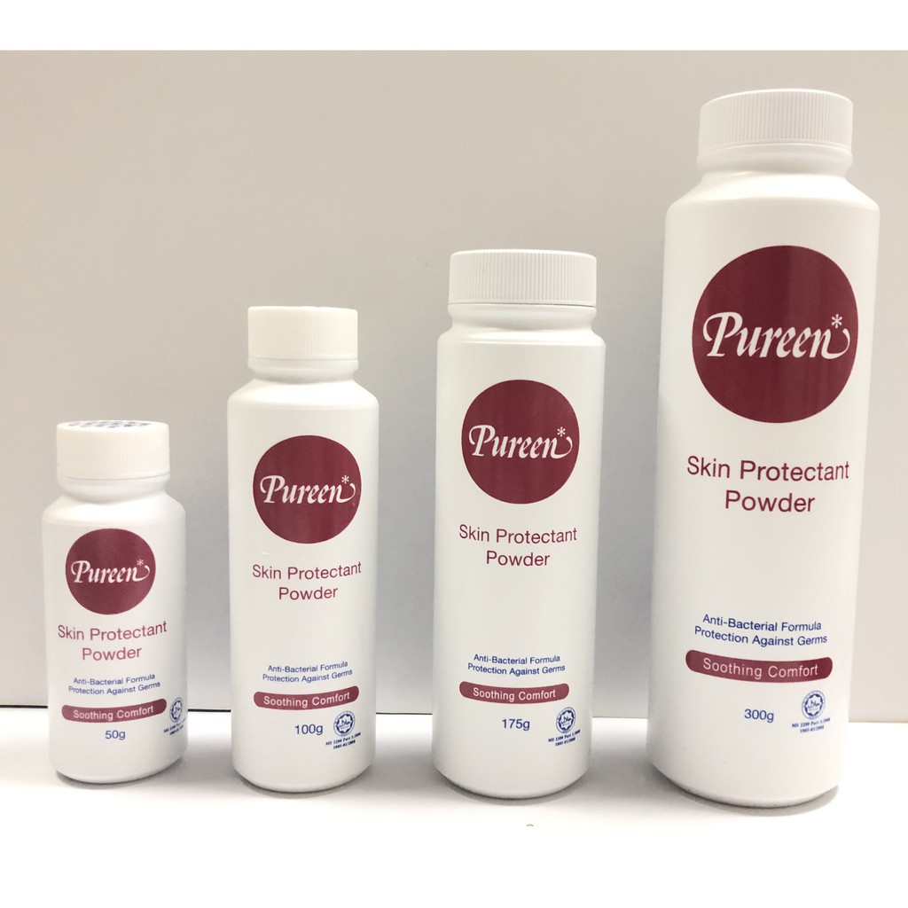 Pureen Skin Protectant Powder 50gm / 100gm / 175gm / 300gm | Shopee ...
