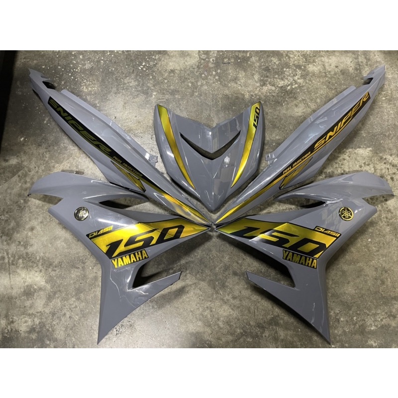 COVERSET NARDO GREY SNIPER GOLD Y15 V1-V2 | Shopee Malaysia