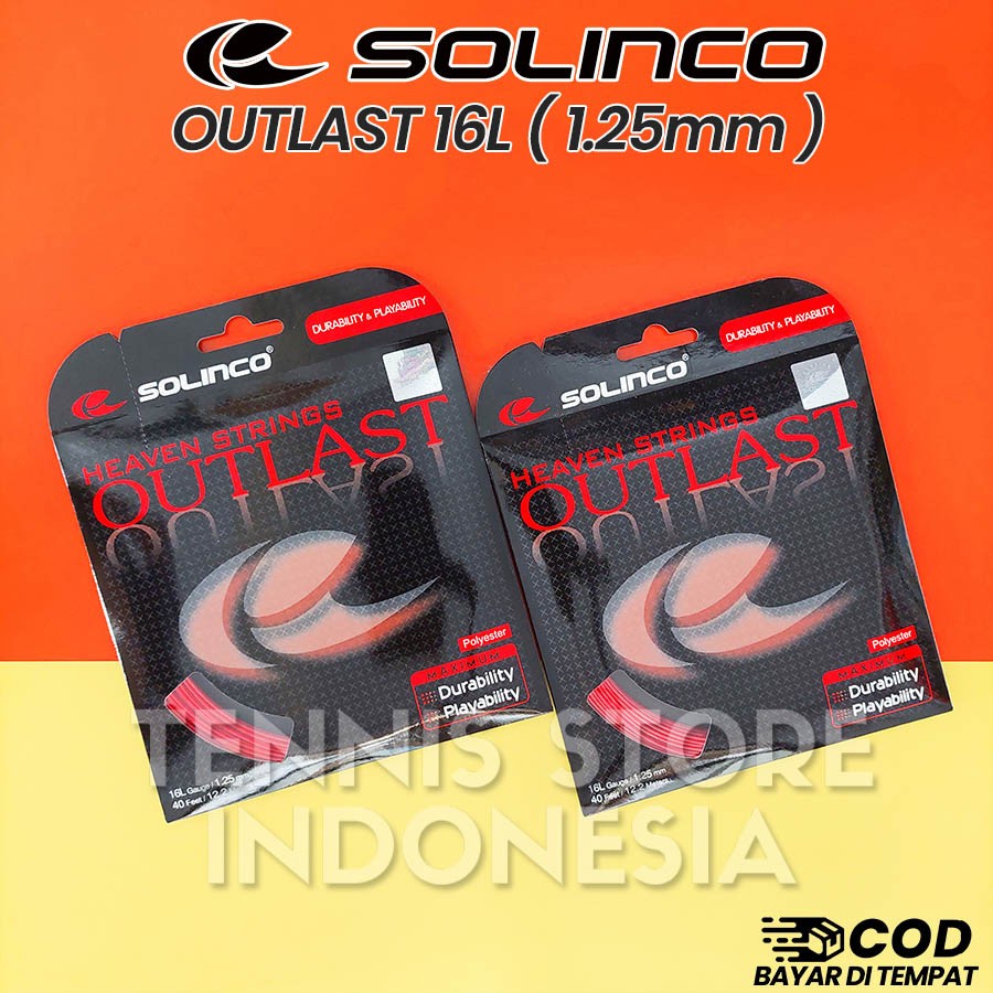 Solinco Outlast 1.25/16L String (Tennis/Tennis Strings) | Shopee Malaysia