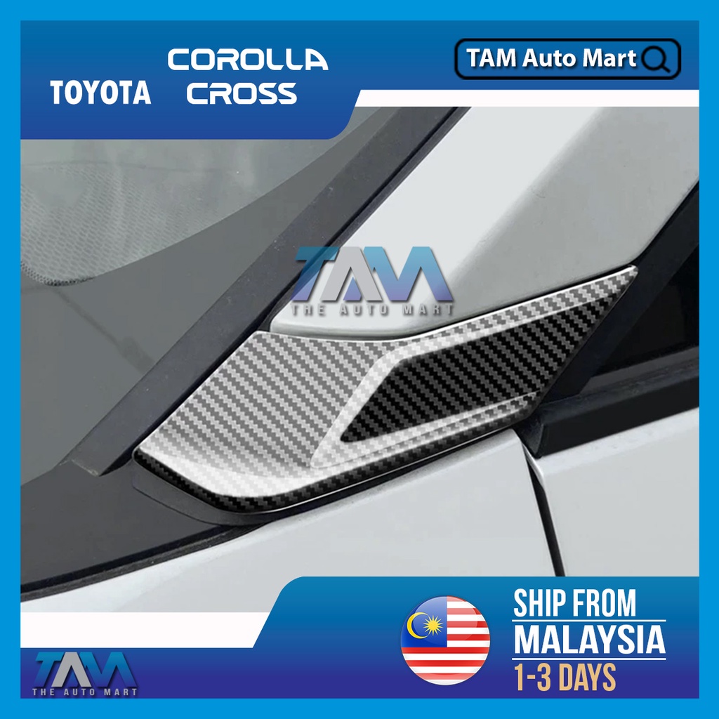 Toyota Corolla Cross XG10 (2021 - 2024) A Pillar Outer Carbon Cover Fit ...