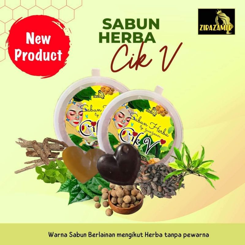 🔥 VIRAL 🔥 SABUN HERBA CIK V BY ZIRAZAMER | Shopee Malaysia