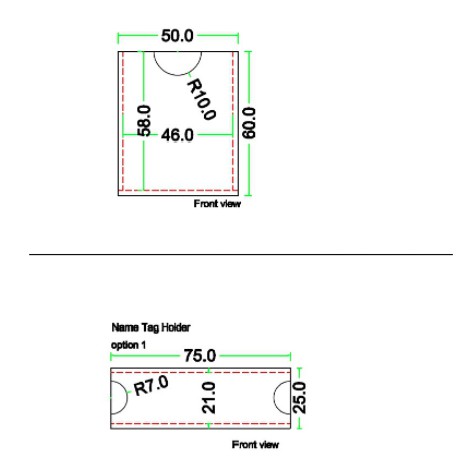 Acrylic Clear Passport Size Photo Frame & position Pocket Frame /Carta ...