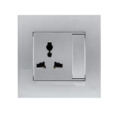 Schneider Electric Vivace 13A 1 Gang Large Dolly Universal Switched ...