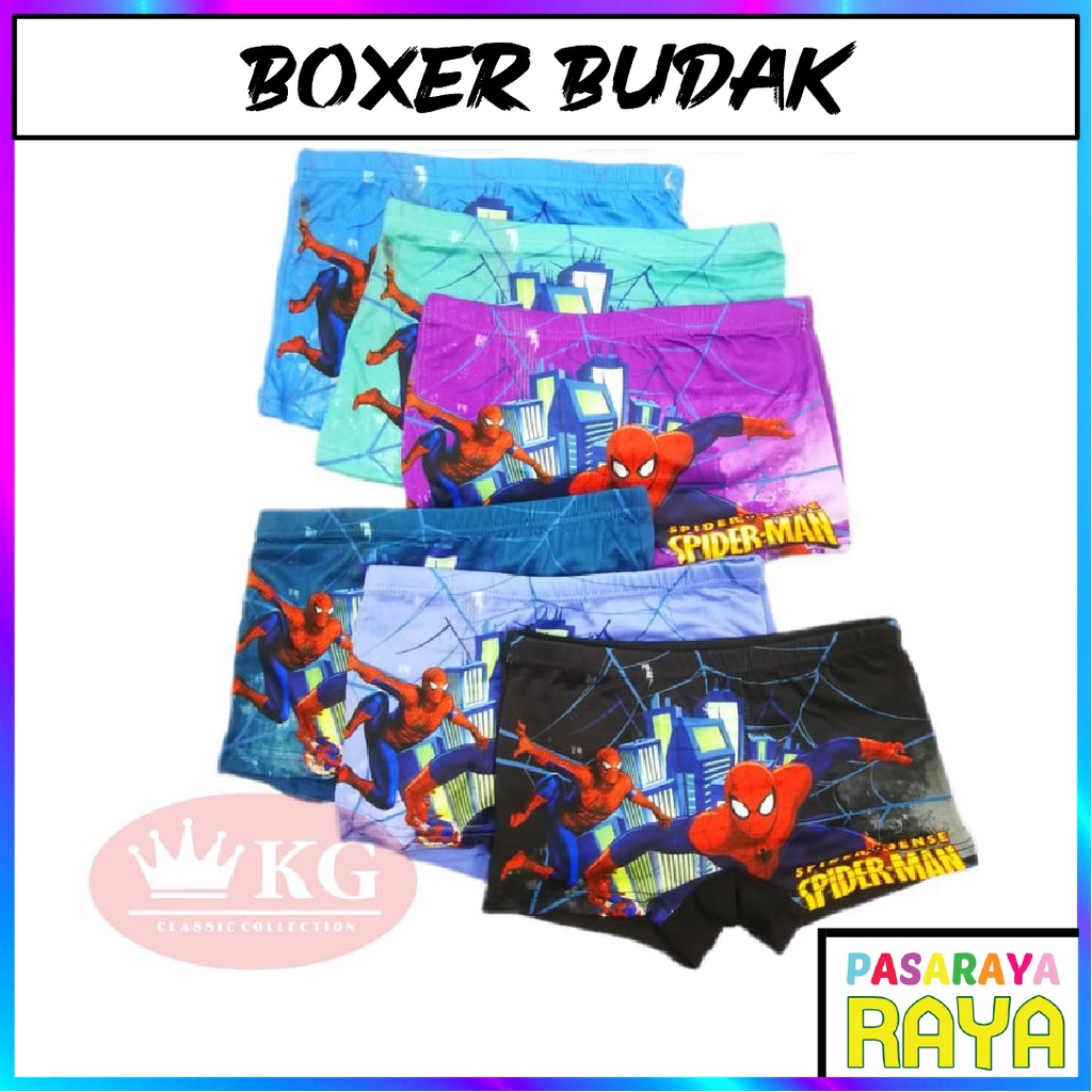 Boy Boxer Boy Underwear 3IN1 random design Spiderman/ULTRAMAN/BOBOBOI ...