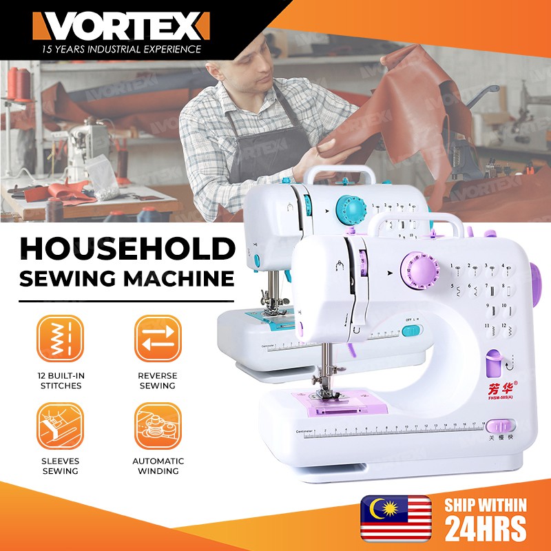 VORTEX Portable Handheld Sewing Machine Mesin Jahit Mini Elektrik Pro ...