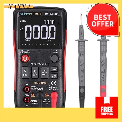 RICHMETERS RM409B True-RMS Digital Multimeter (Standard) | Shopee Malaysia