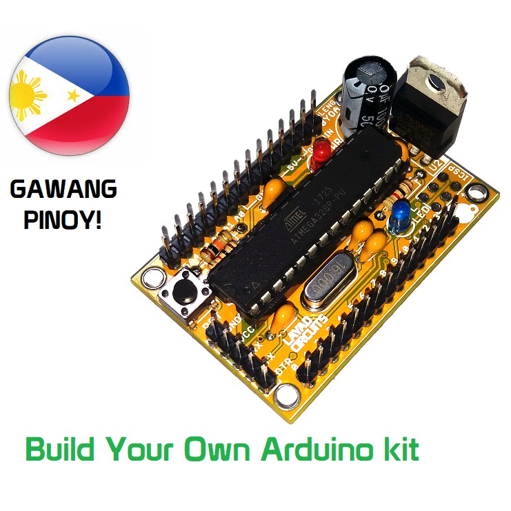 Saleng BYOA - Build Your Own Arduino Kit BYOA based on ATmega328 and Arduino Uno | Shopee Malaysia