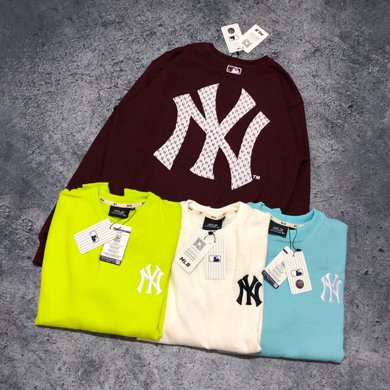 Crewneck MLB NEW YORK YANKEES All Size | Shopee Malaysia