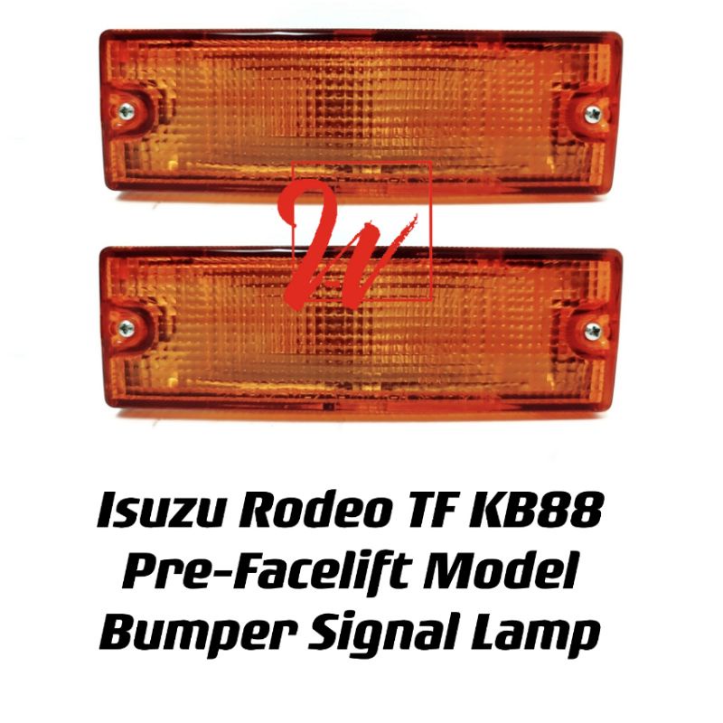 ISUZU Invader Holden Rodeo TF TFR TFS KB88 Pickup Pre-Facelift Bumper ...