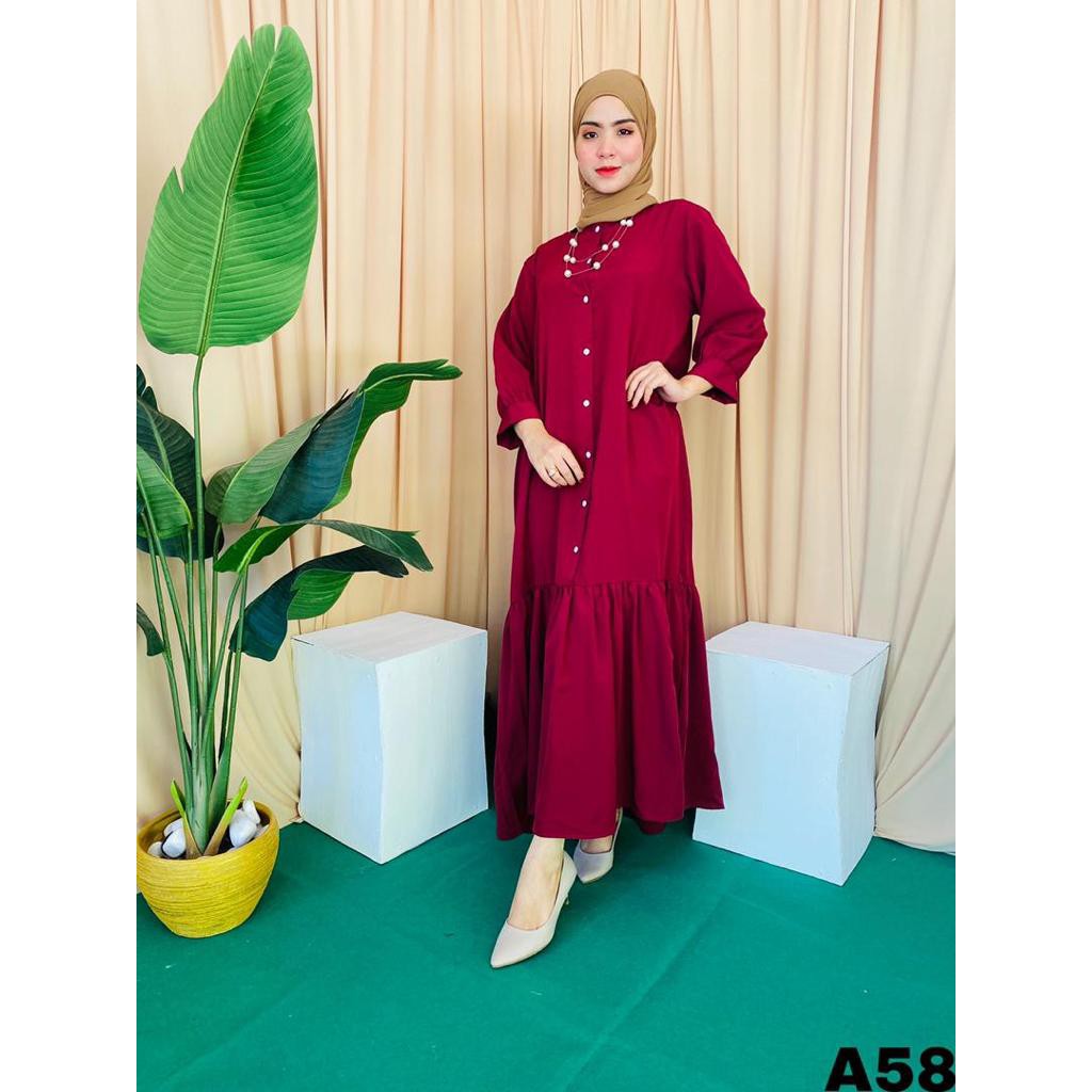 🔥JUBAH RAYA🔥 BASIC JUBAH, JUBAH ROPOL, JUBAH FULL BUTTON, DRESS ROPOL ...