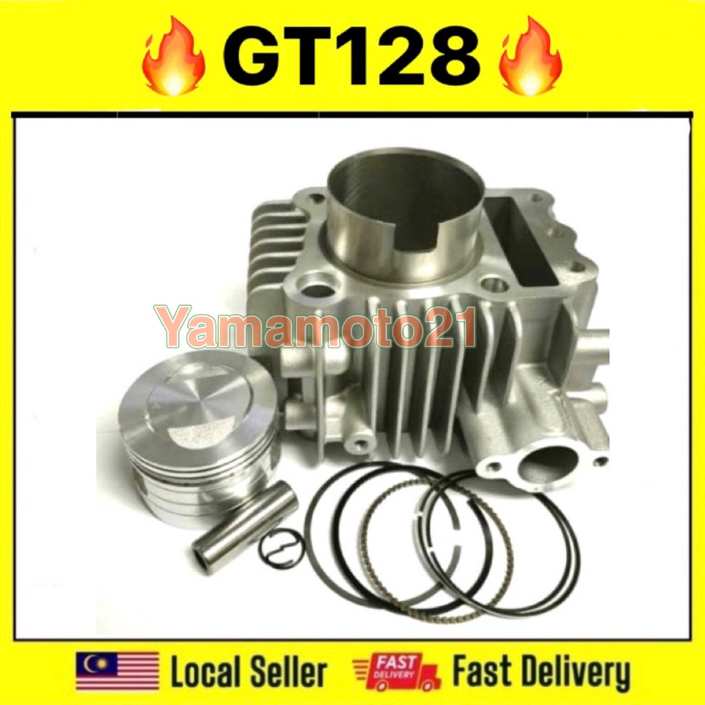 57mm MODENAS GT128 GT 128 Racing Block 57mm CYLINDER BLOK COMPLETE SET ...