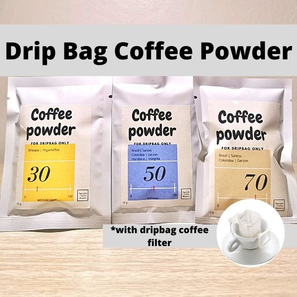 (Ready Stock) 1 pack-10g Coffee Powder for Drip Bag Coffee 100% Roasted ...