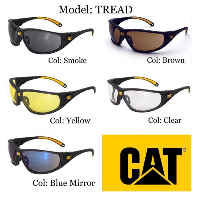 Caterpillar Safety Glasses with non-power lens Standard ANSI Z87.1 (CAT ...