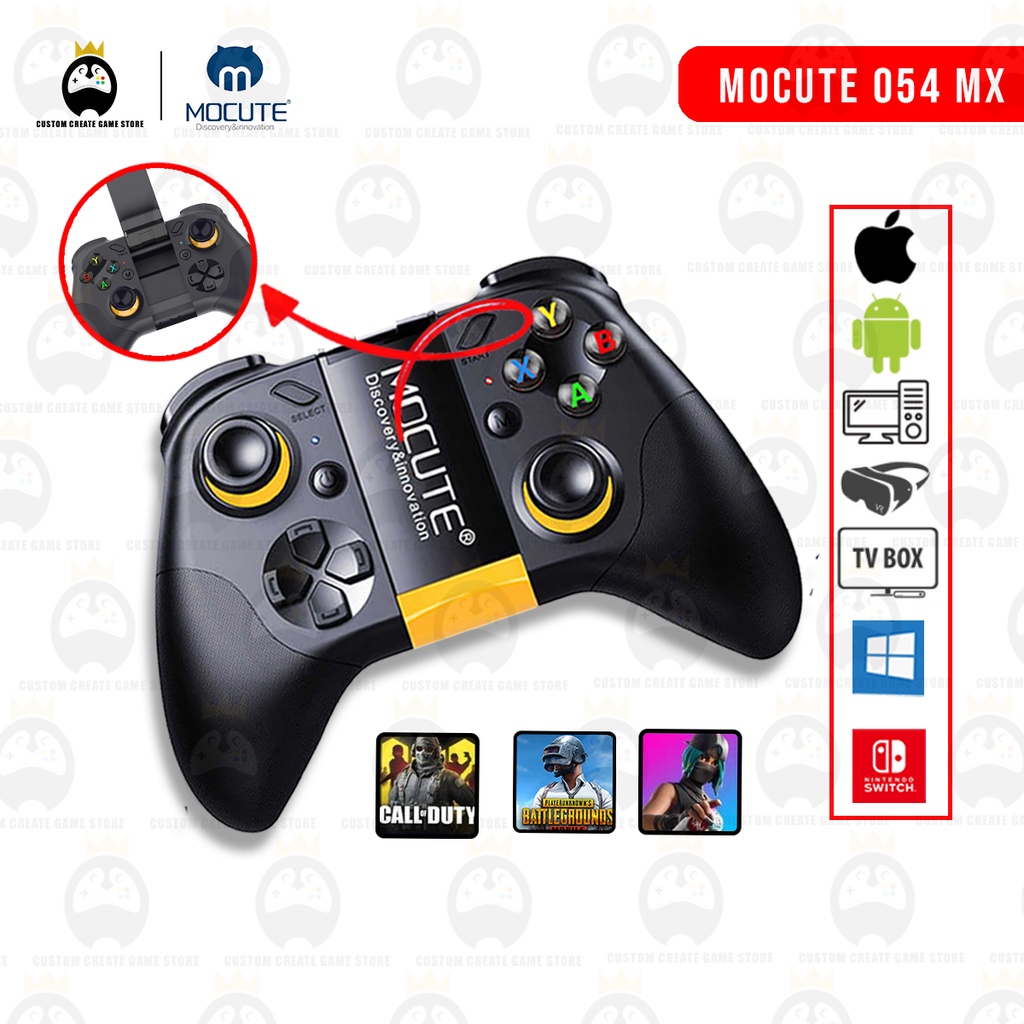 Mocute 054MX Wireless Bluetooth Game Controller For Android IOS ...