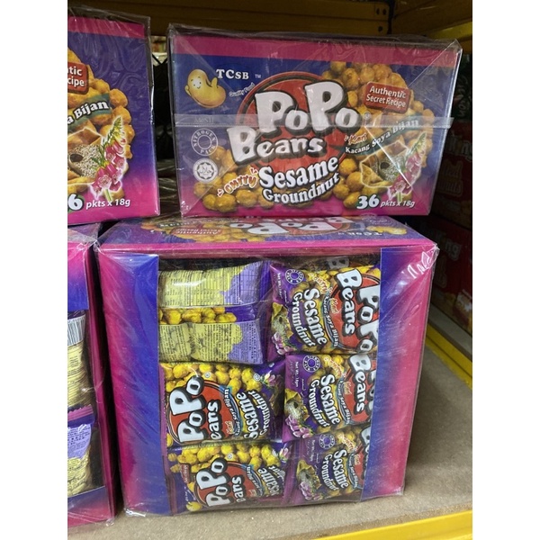 TCSB KACANG SHANDONG/ POPO BEANS PEANUT /CURRY SEASAME GROUNDNUT/ BBQ ...