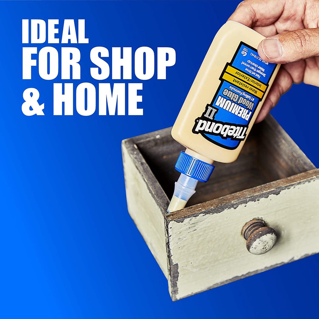 Titebond II 4oz, 8oz, 16oz, 32oz Premium Wood Glue Gam Kayu 太棒2代木工胶 ...