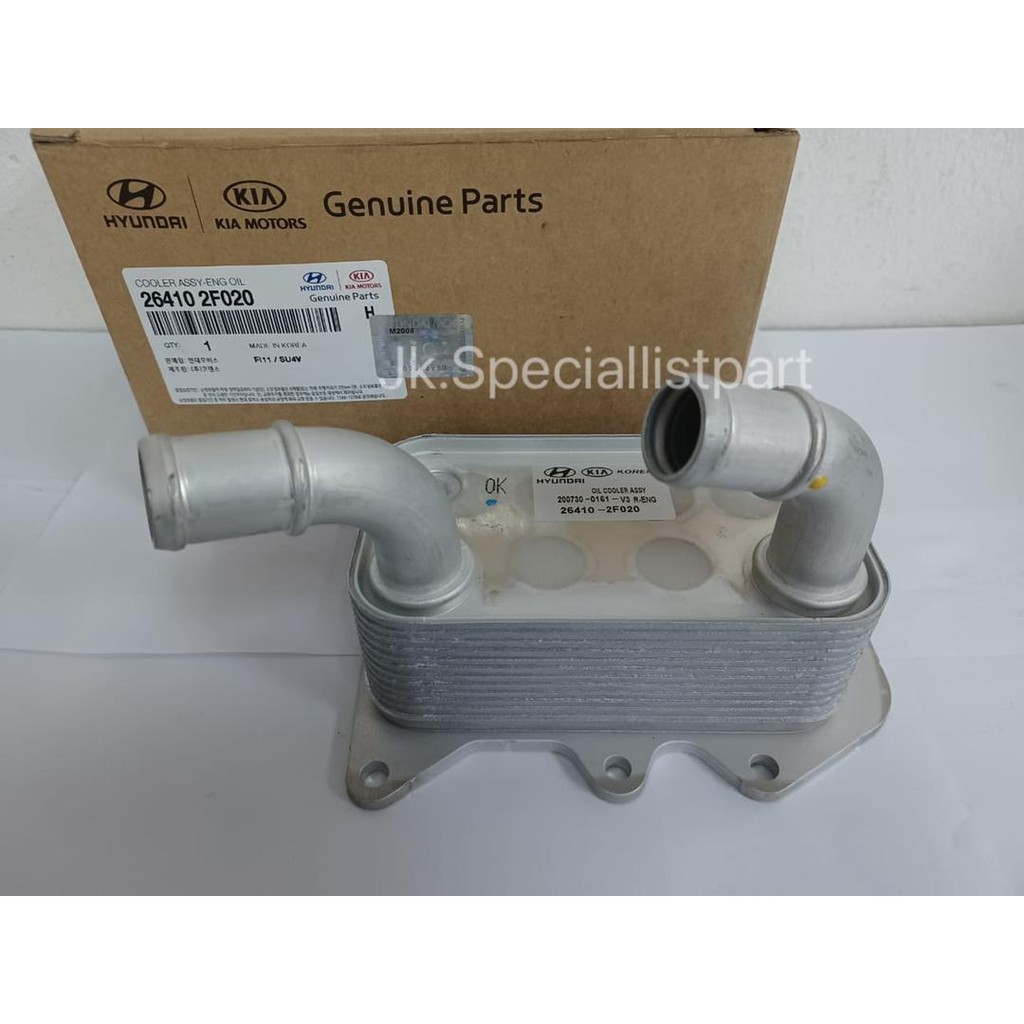 OIL COOLER GENUINE PART (ORIGINAL) [26410-2F020] HYUNDAI SANTAFE 2011 ...